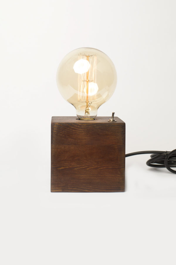 Wood red switch edison - Pipe Brothers