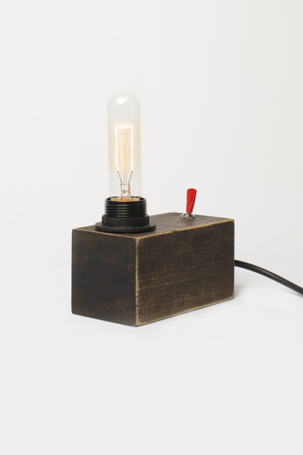 Wood red switch edison - Pipe Brothers